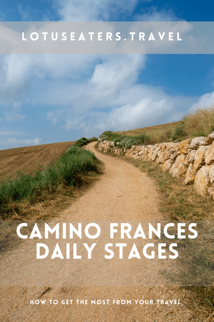 Camino Frances Stages + Map & PDF | LOTUS EATERS TRAVEL