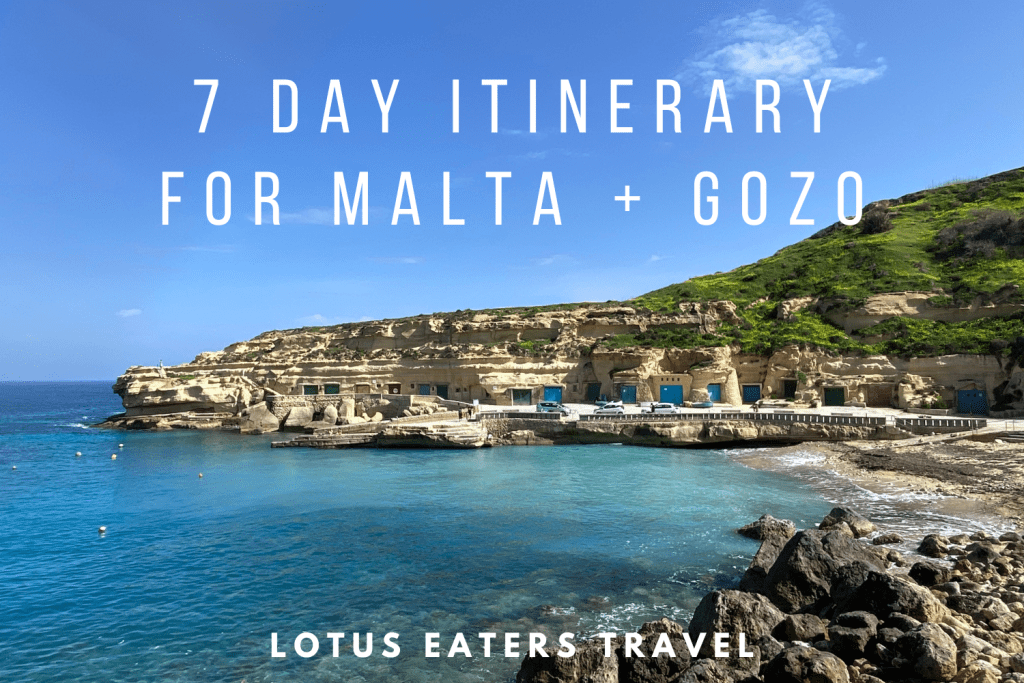 Our 7 day itinerary for Malta & Gozo without a car | LOTUS EATERS TRAVEL
